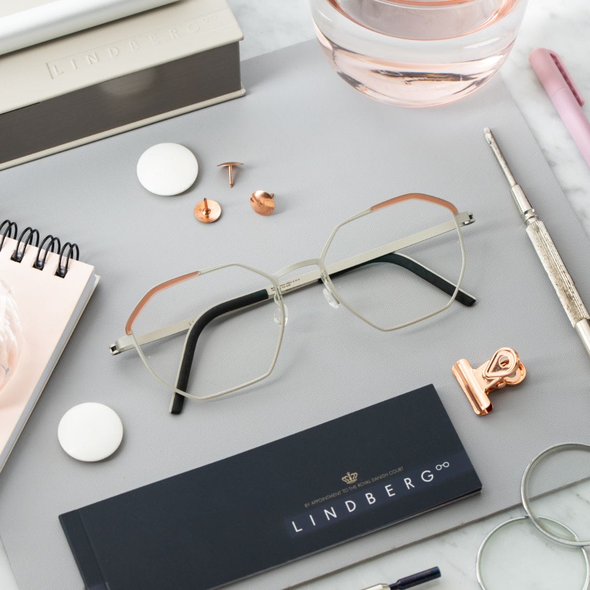 กรอบแว่นสายตา LINDBERG รุ่น STRIP 9854 C.U38 ร้านแว่นโอคูระ