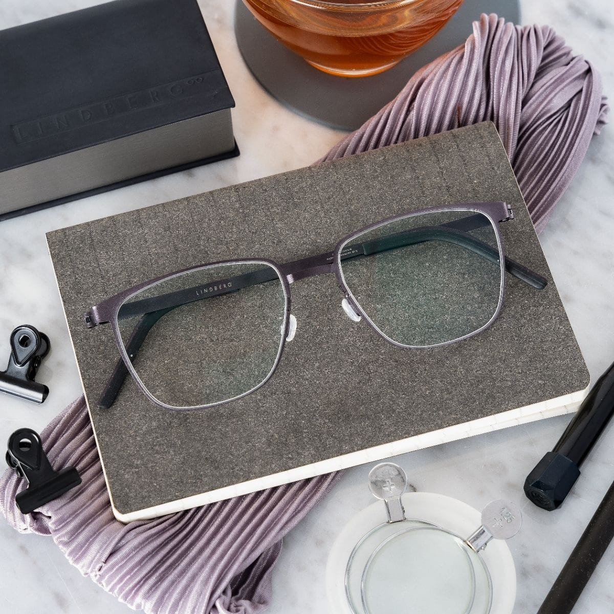 กรอบแว่นสายตา LINDBERG : STRIP 9612 Col.U14 ร้านแว่นตาโอคูระ