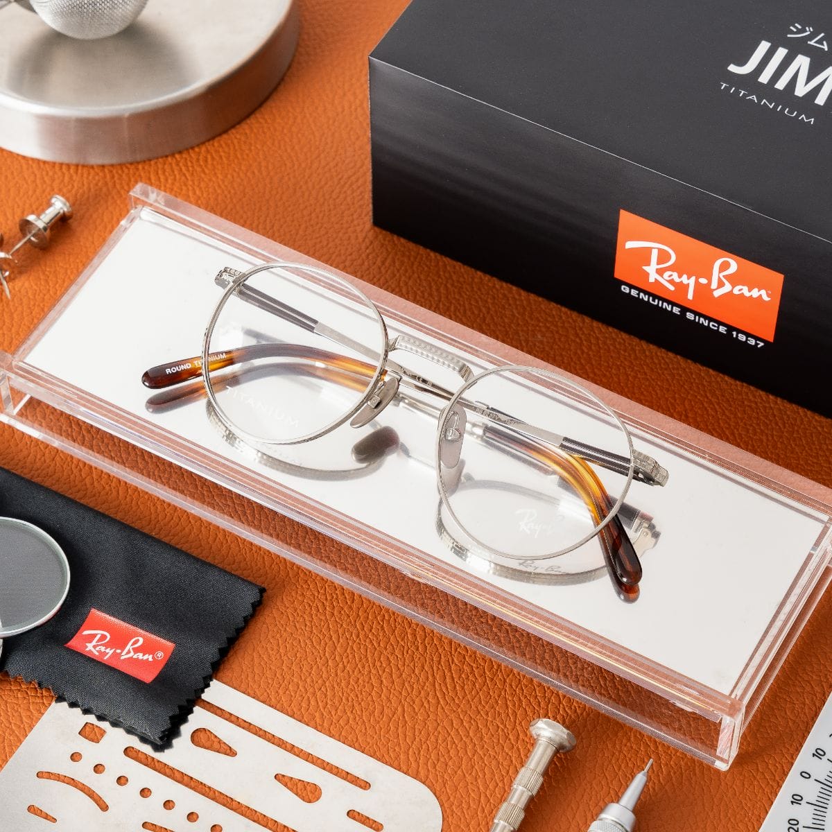 กรอบแว่นสายตา Ray-Ban : RX8237V สี C1224 สำหรับทุกโอกาส